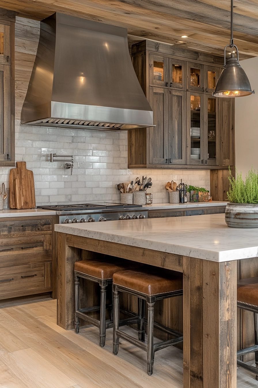 29 Industrial Farmhouse Kitchen Ideas For A Rustic Charm - Courtneys World