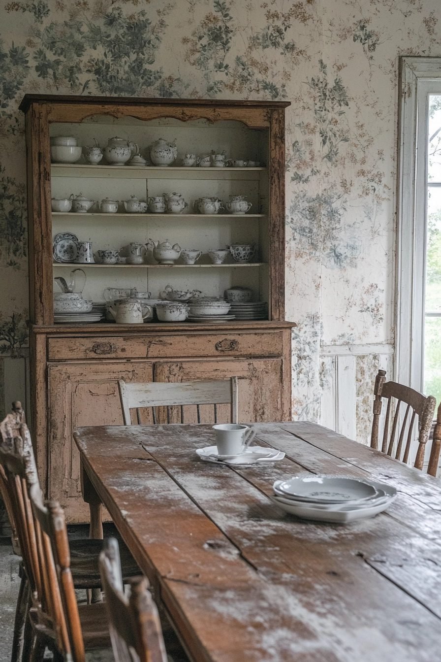 29 Shabby Chic Dining Room Ideas For A Cozy Gathering Space - Courtneys ...