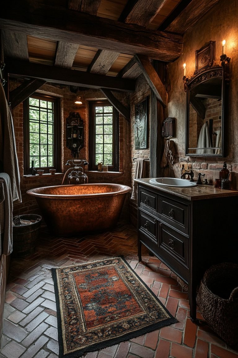 29 Vintage Bathroom Designs That Bring Timeless Elegance - Courtneys World