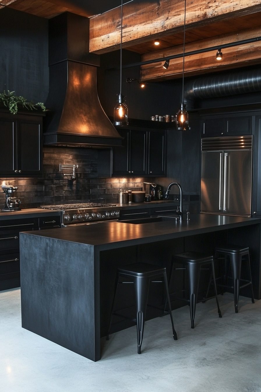 29 Black Modern Kitchen Ideas For A Bold And Sophisticated Look ...