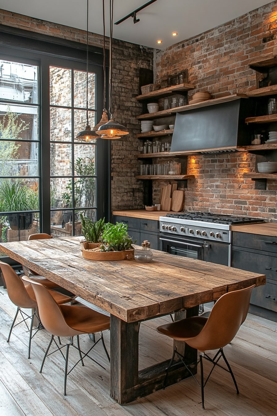 29 Industrial Farmhouse Kitchen Ideas For A Rustic Charm - Courtneys World