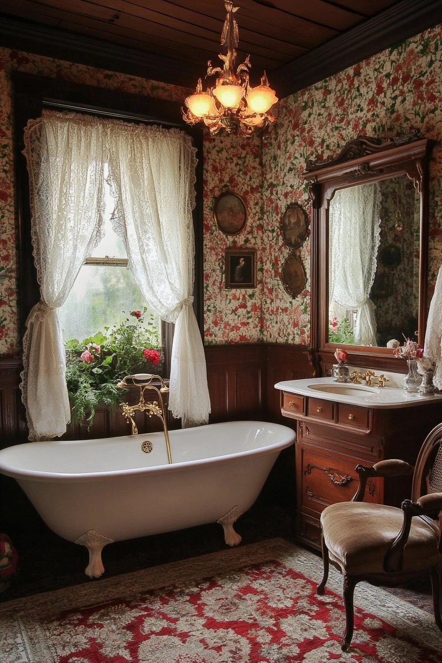 29 Vintage Bathroom Designs That Bring Timeless Elegance - Courtneys World
