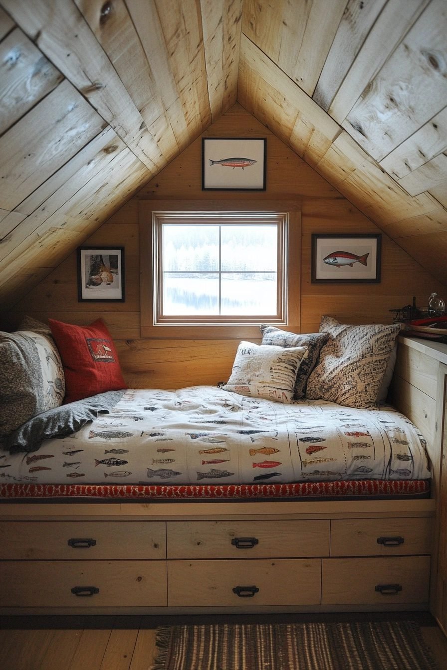 29 Small Fishing Cabin Interior Ideas To Create The Ultimate Fisherman ...