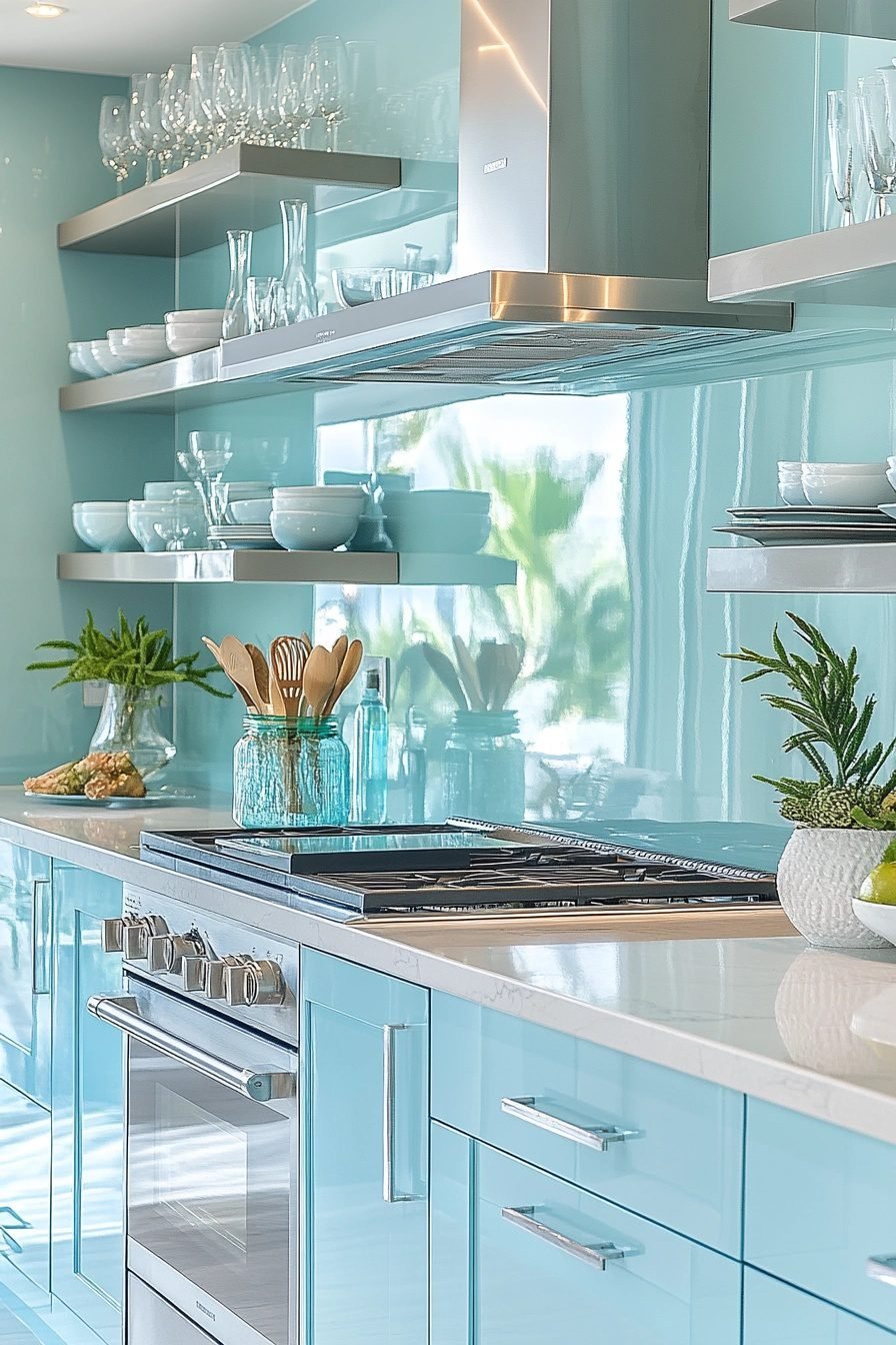29 Classic Coastal Preppy Kitchen Ideas For A Sophisticated Beach ...