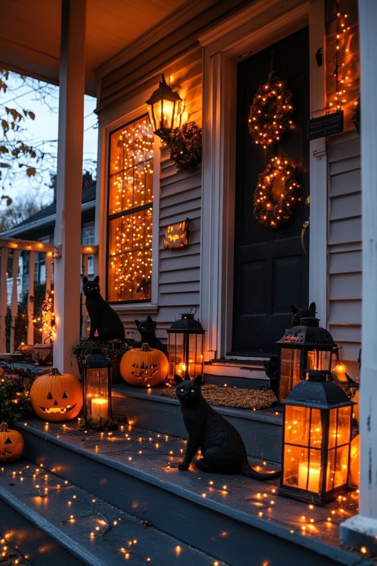 29 Halloween Decor Front Porch Ideas For A Spooktacular Welcome ...