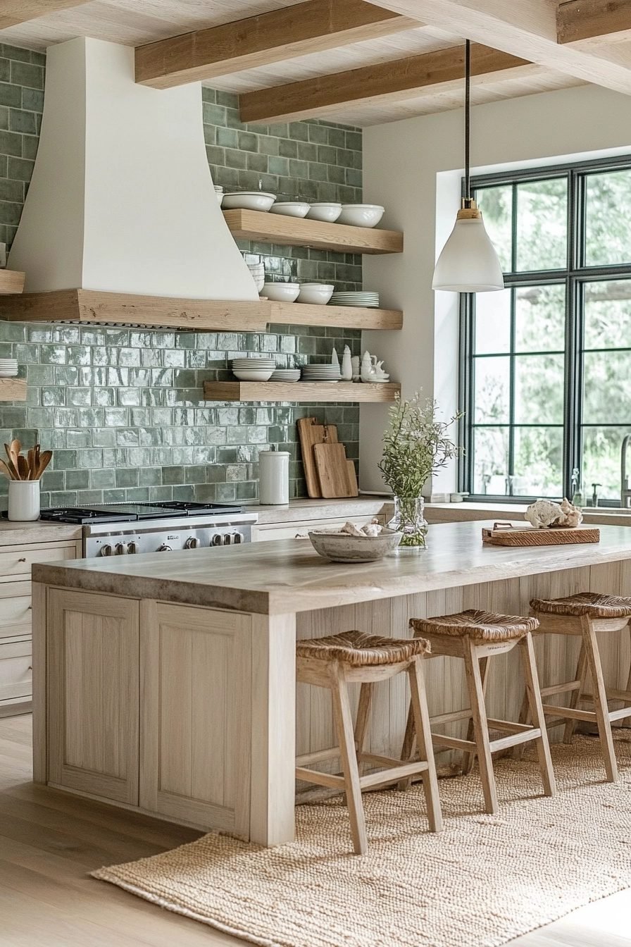 29 Earthy Kitchen Ideas To Incorporate Natural Materials And Tones ...