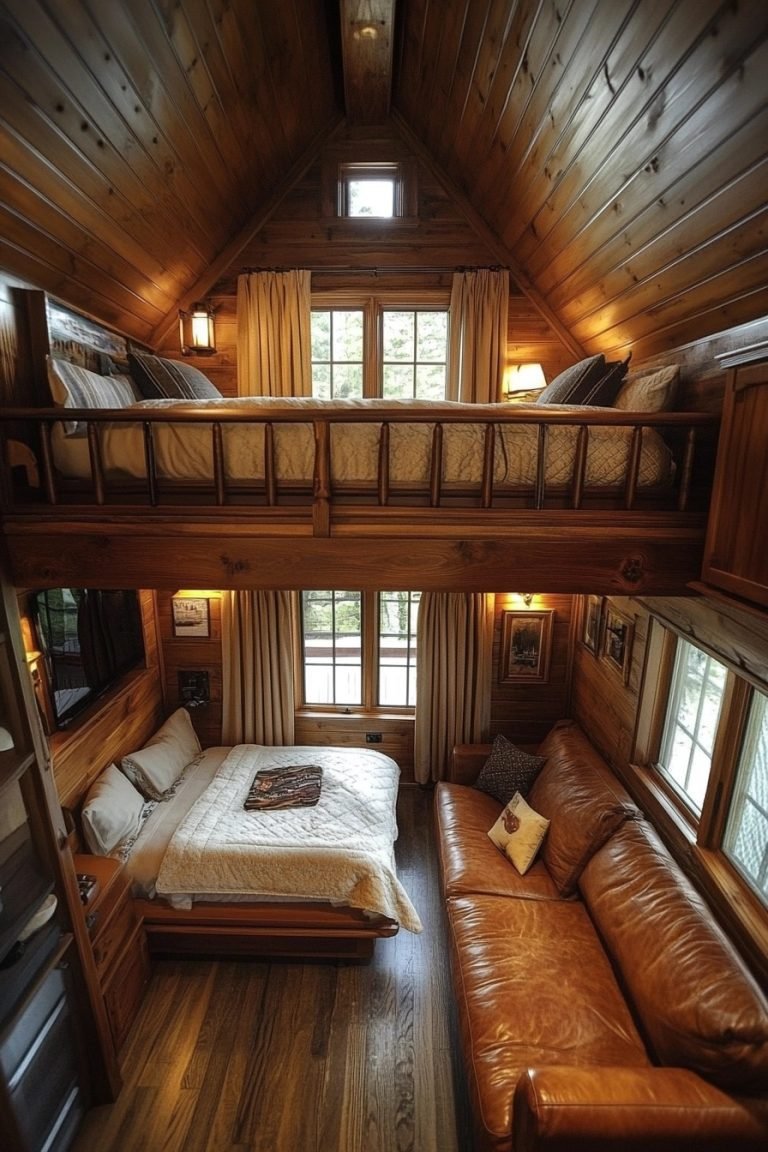 29 Small Cabin Interior Modern Ideas For A Fresh Take On Cabin Living ...