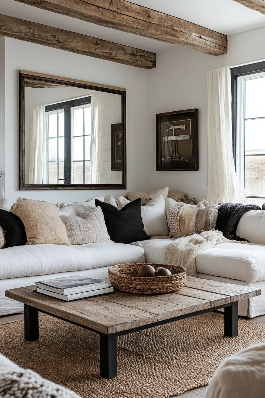 29 Modern Farmhouse Living Room Ideas For A Chic Countryside Feel ...
