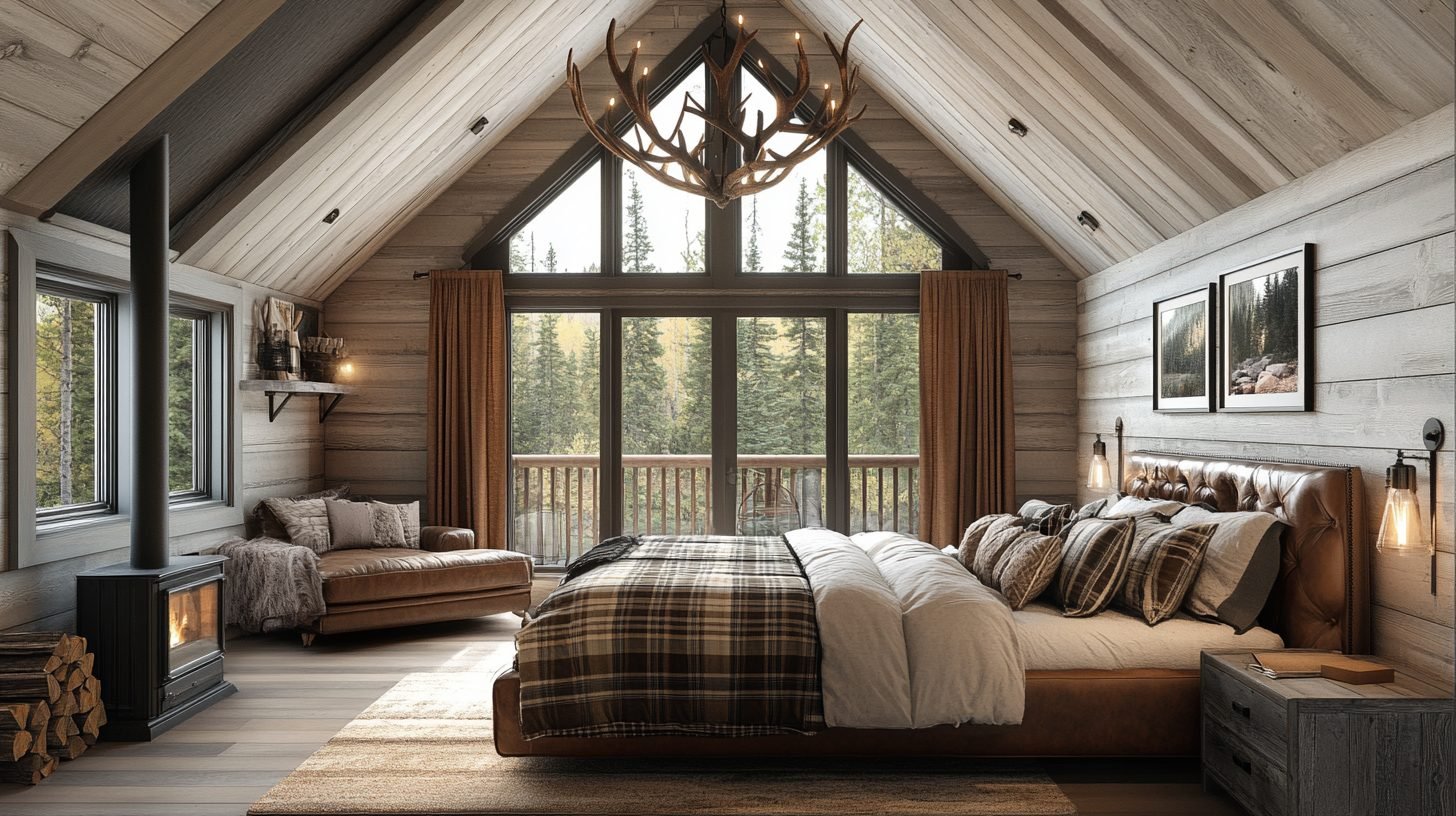 29 Cozy Cabin Bedrooms That Blend Comfort With Rustic Elegance ...