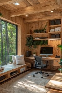 29 Small Cabin Interior Office Ideas For Designing A Small Yet ...