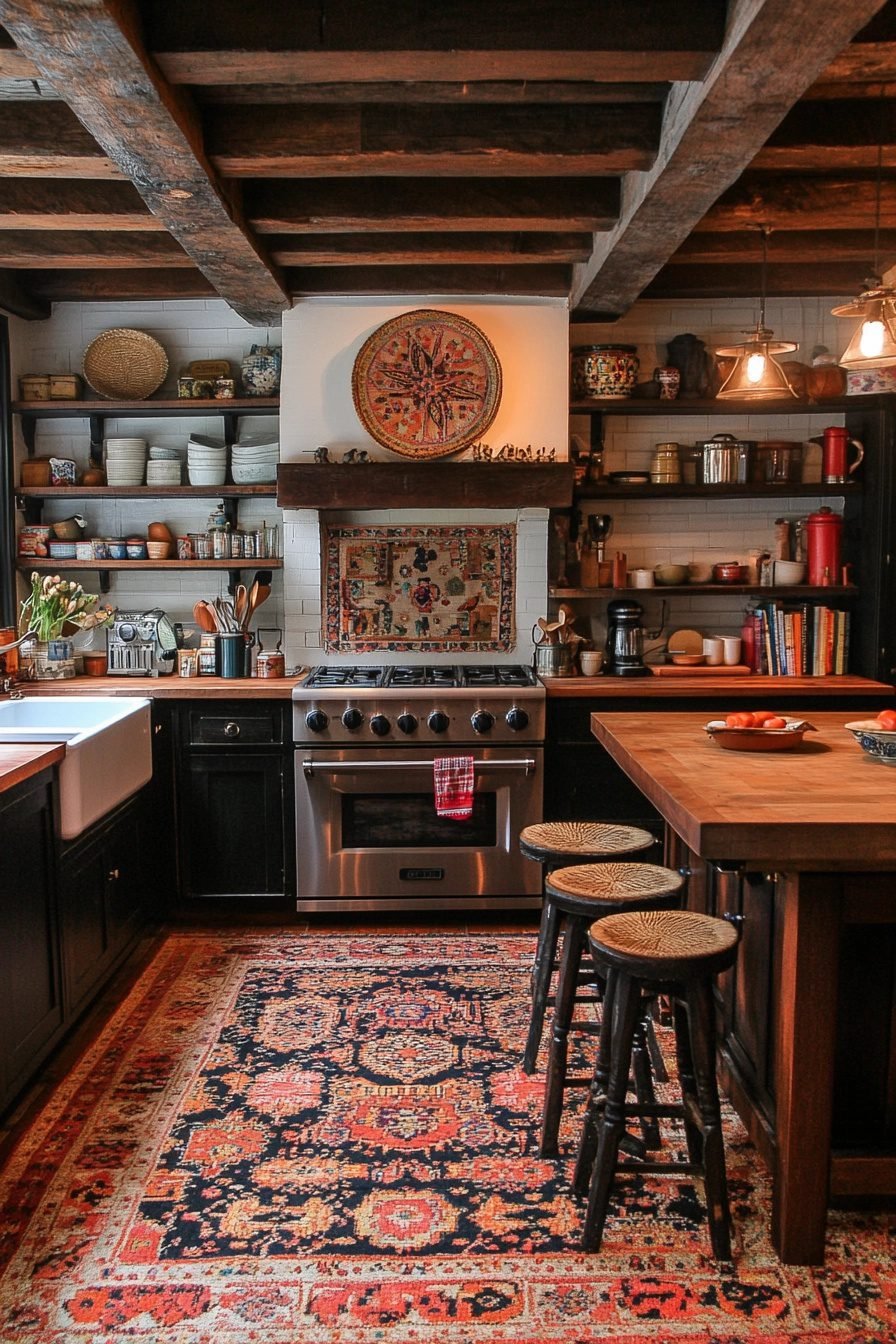 29 Modern Boho Kitchen Ideas To Bring Color And Texture Into Your Space ...