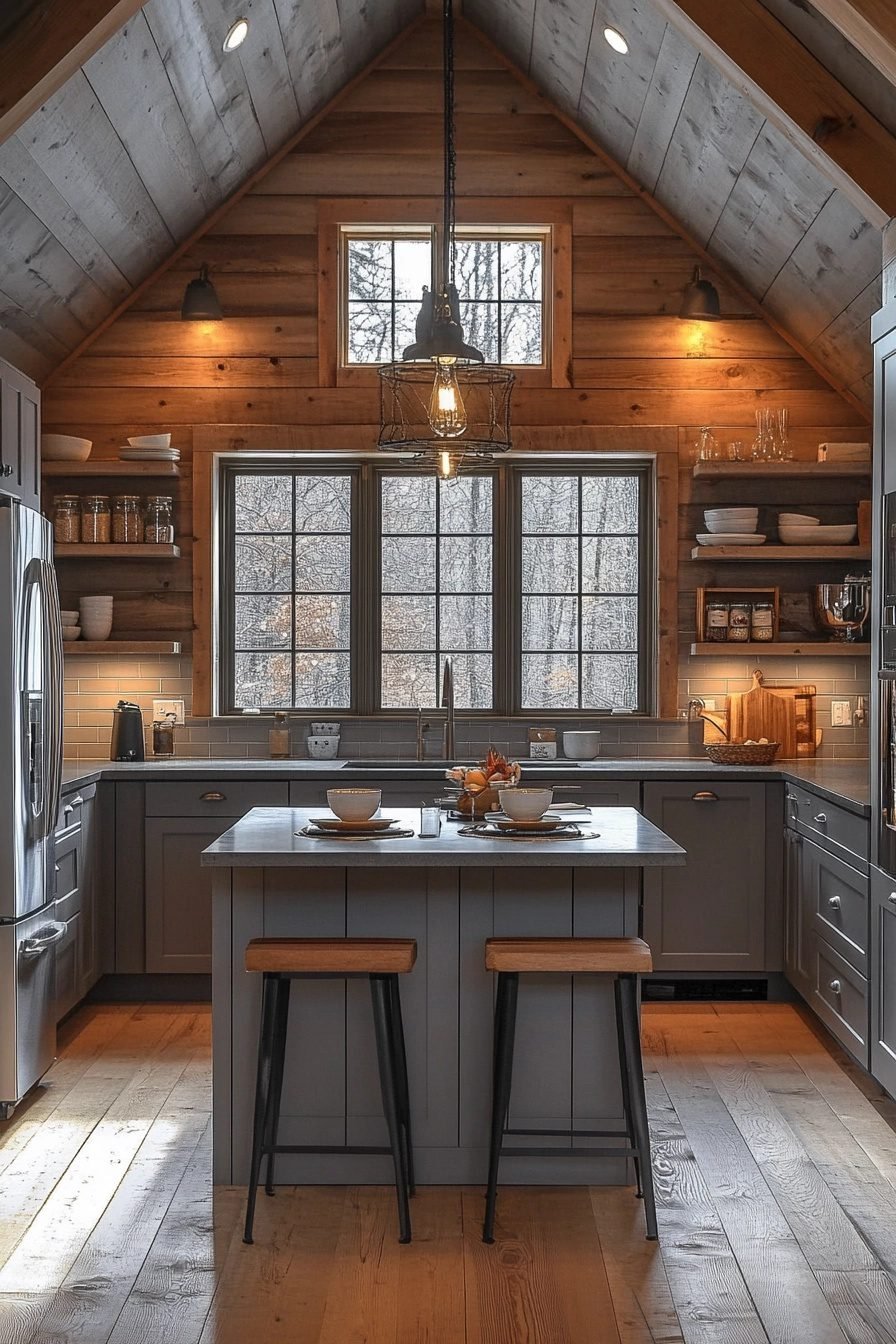 29 Small Cabin Kitchen Ideas That Blend Function And Aesthetic ...