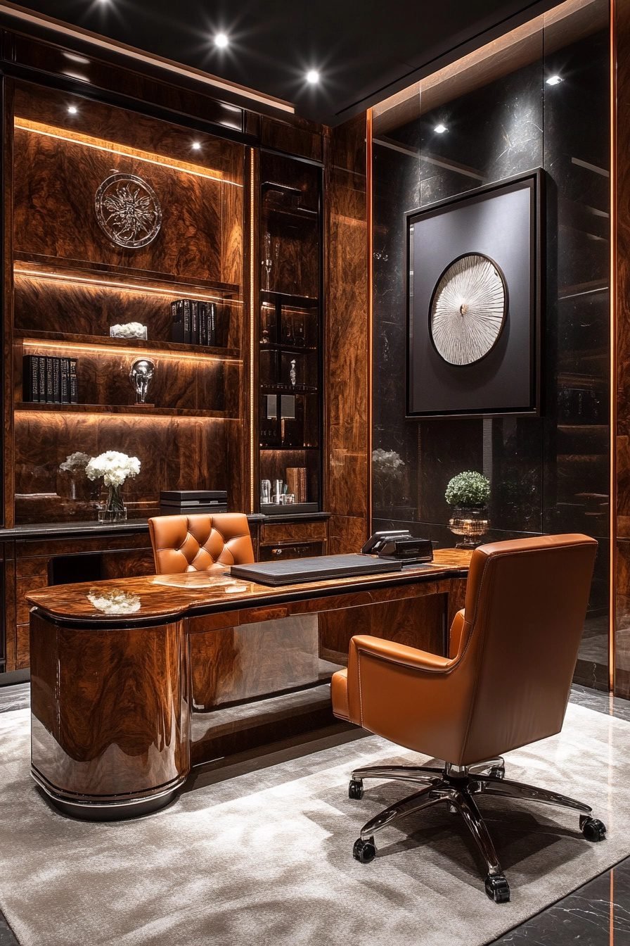 29 Small Cabin Interior Office Ideas For Designing A Small Yet ...