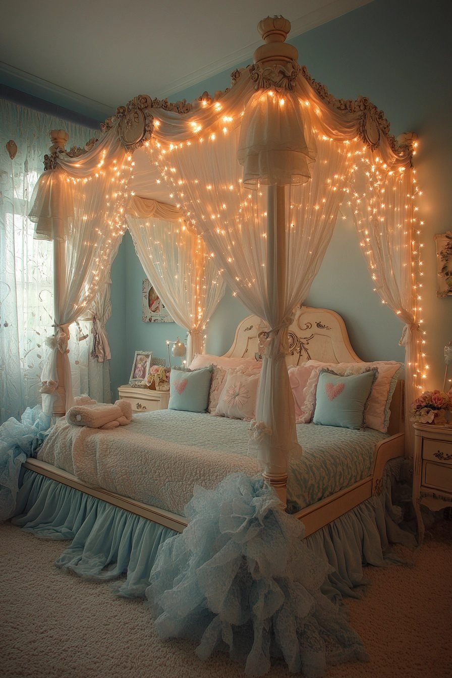 29 Blue Fantasy Bedroom Ideas That Will Turn Your Room Into A ...