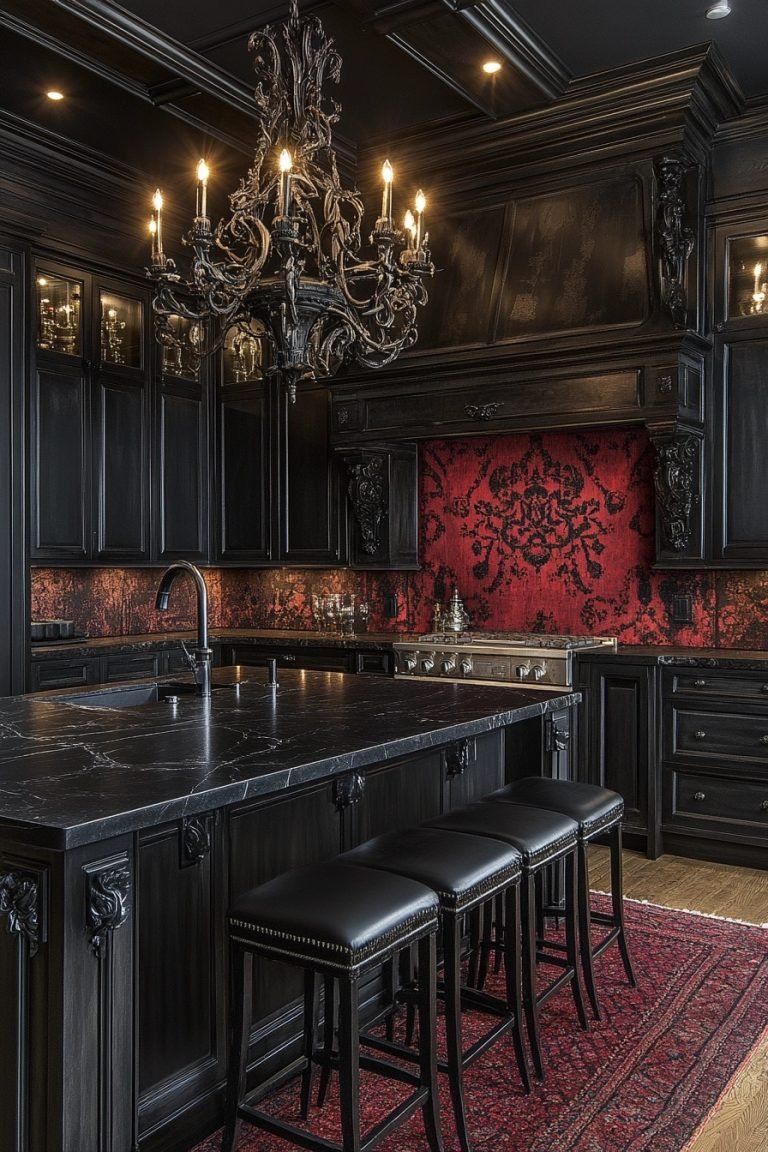 29 Western Gothic Kitchen Ideas For A Unique And Edgy Design ...