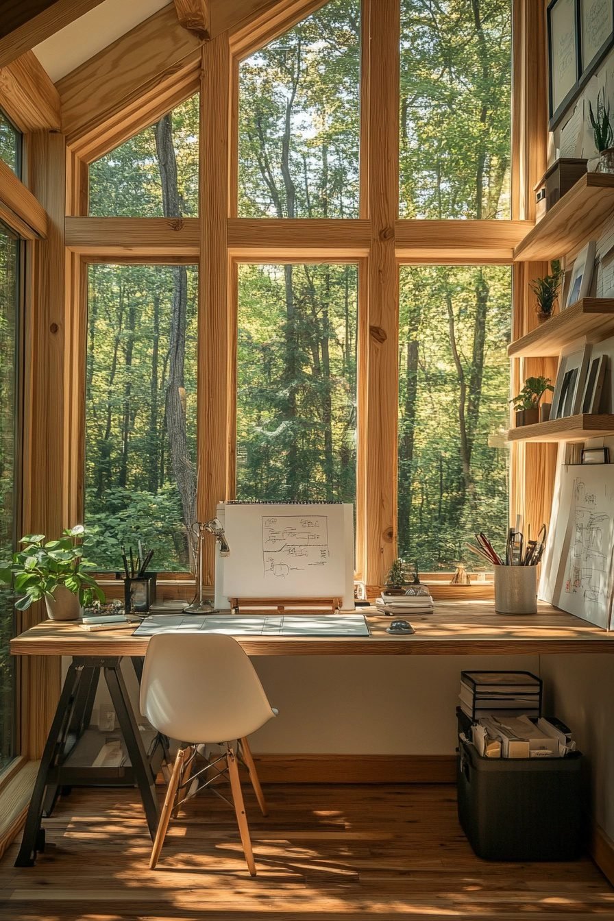 29 Small Cabin Office Ideas For A Cozy And Productive Workspace ...