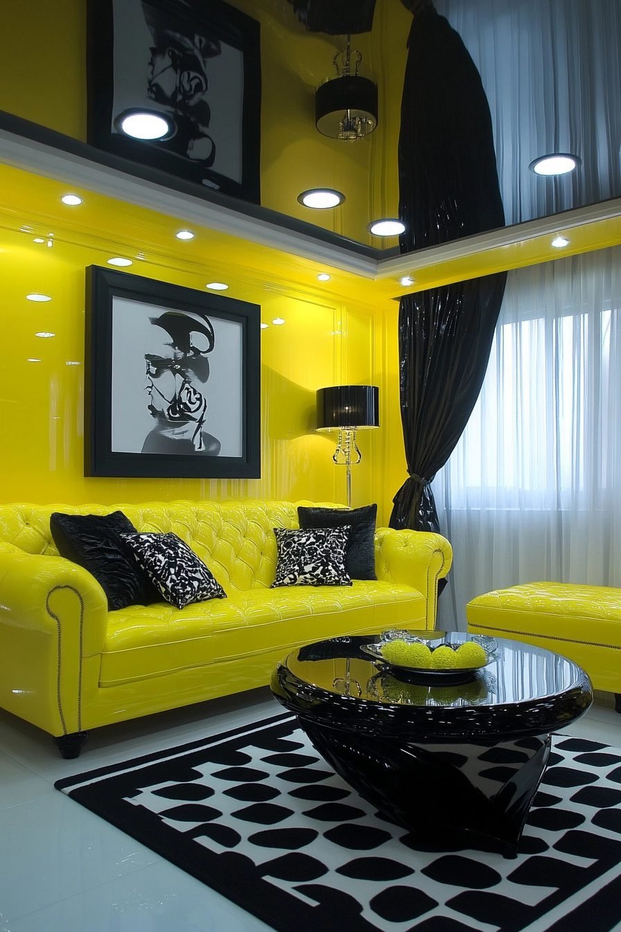 29 Yellow Living Room Ideas To Bring Vibrancy And Charm - Courtneys World