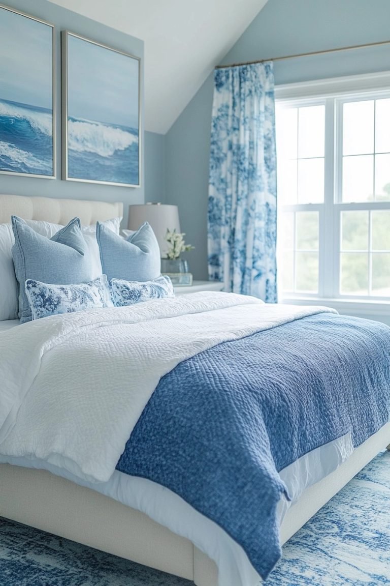 29 Blue Fantasy Bedroom Ideas That Will Turn Your Room Into A ...