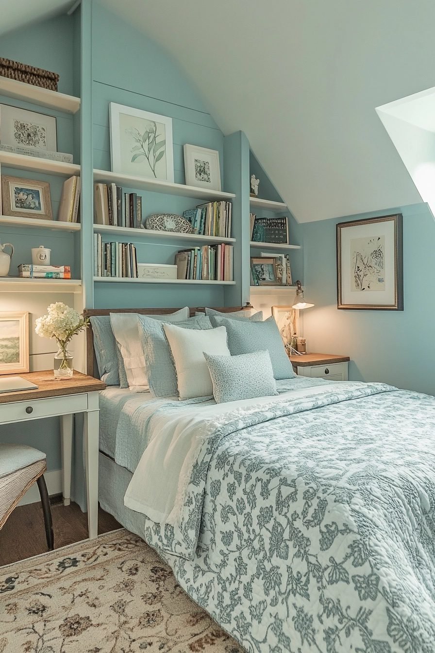 29 Blue Fantasy Bedroom Ideas That Will Turn Your Room Into A ...