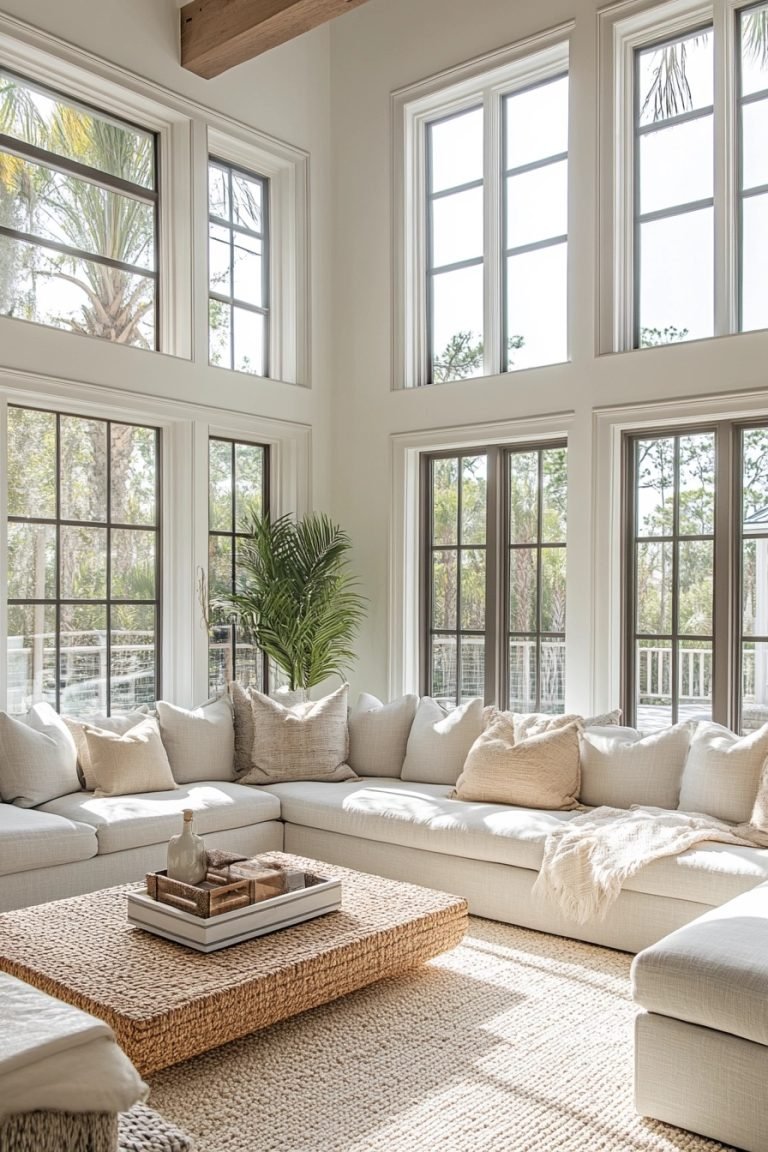 29 Beach Lounge Room Ideas: From Sandy Tones To Ocean Blues - Courtneys ...