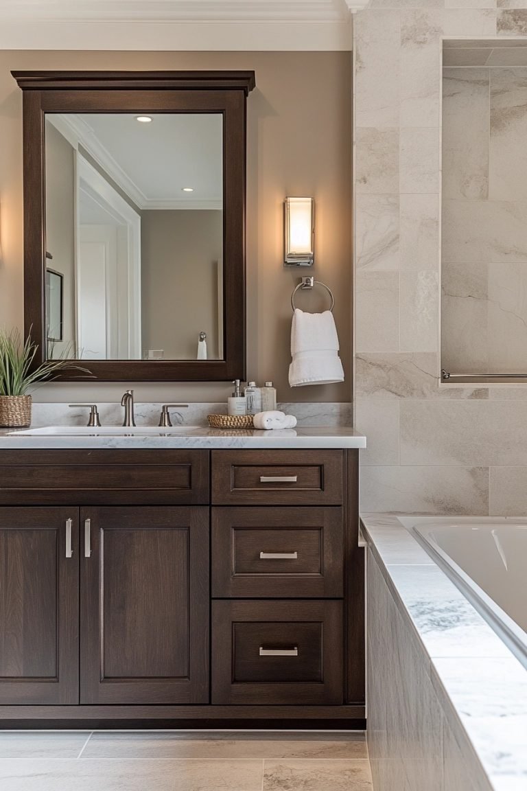 29 Transitional Bathroom Design Ideas For A Modern Yet Traditional Look ...
