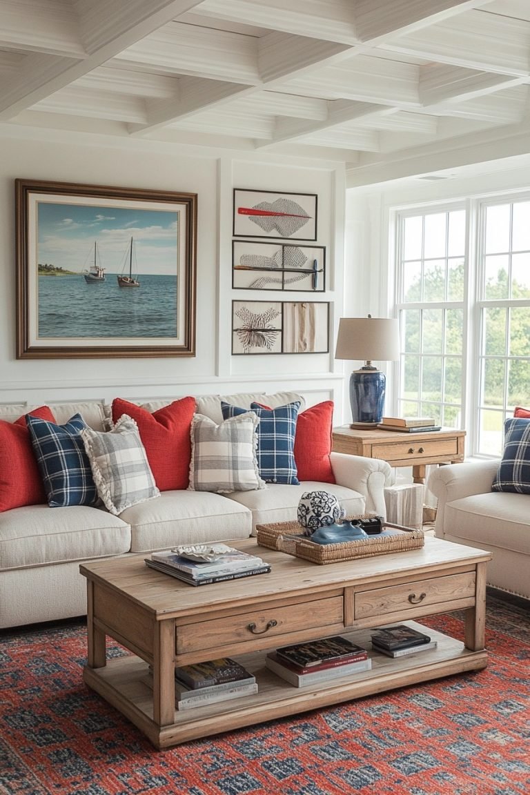 29 Coastal Preppy Interior Ideas For A Sophisticated Seaside Look ...