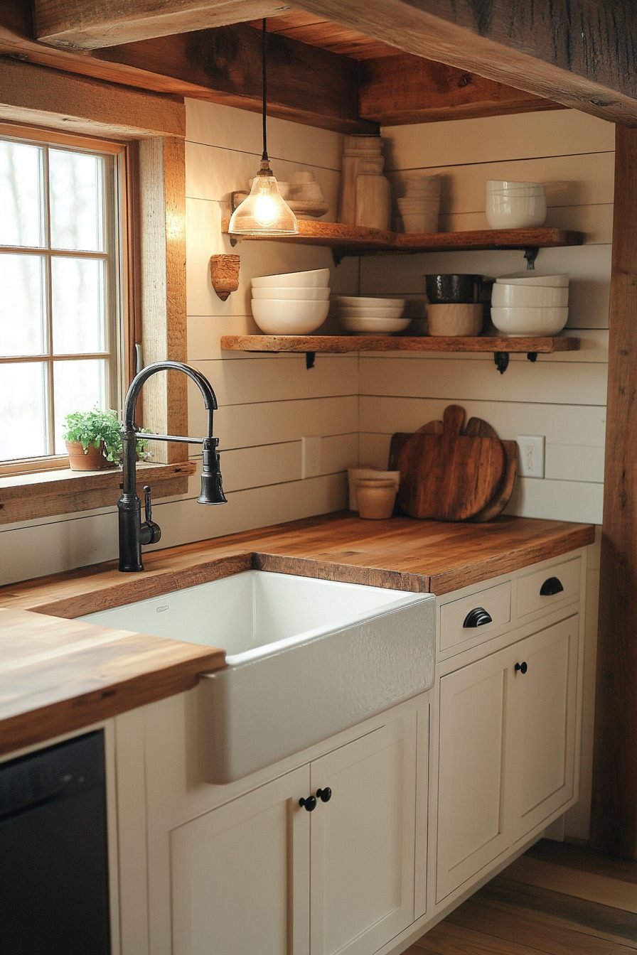 29 Small Cabin Interior Kitchen Ideas To Transform Your Compact Cooking ...