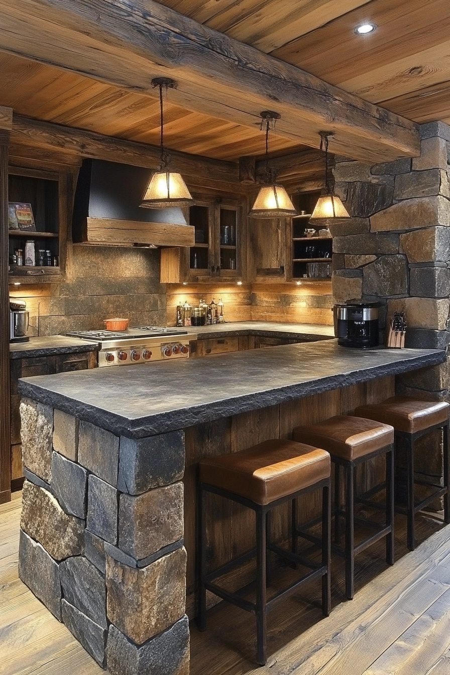 29 Small Cabin Kitchen Ideas That Blend Function And Aesthetic ...