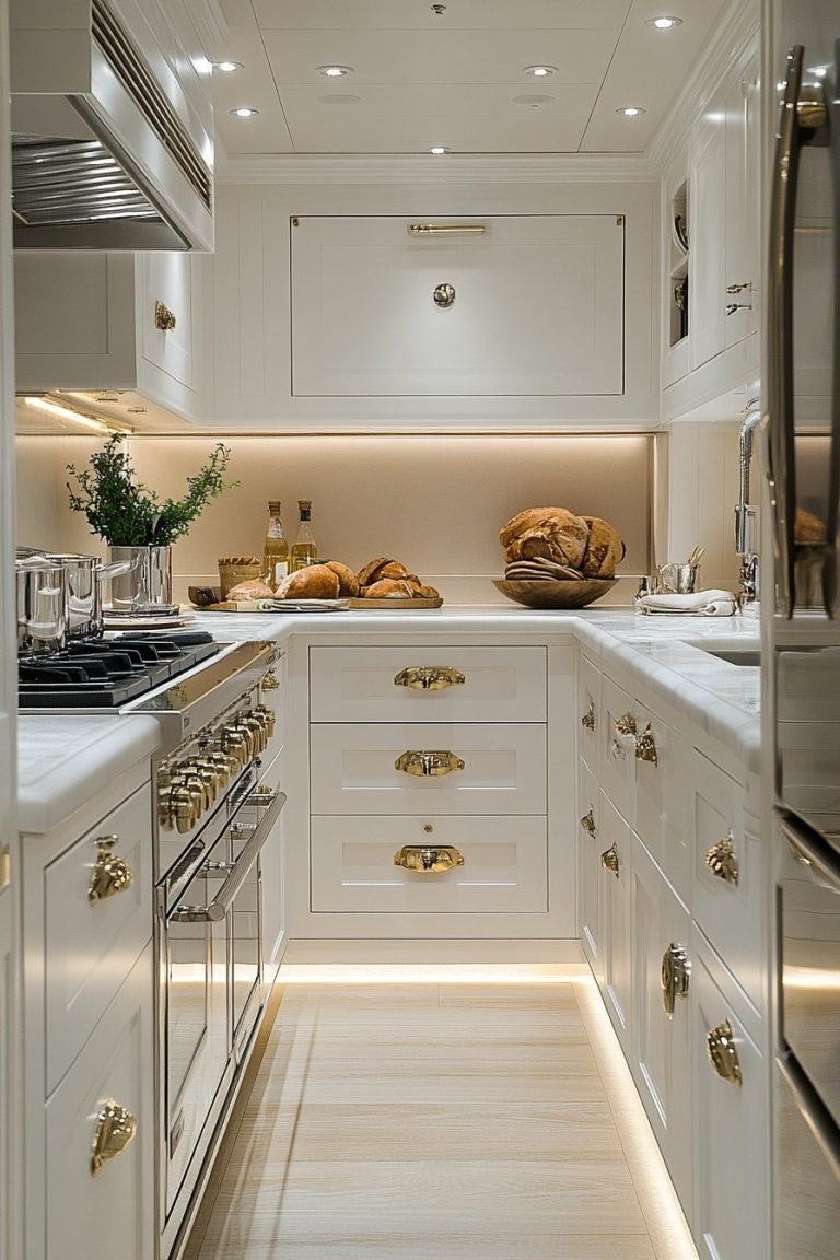 29 Classic Coastal Preppy Kitchen Ideas For A Sophisticated Beach ...
