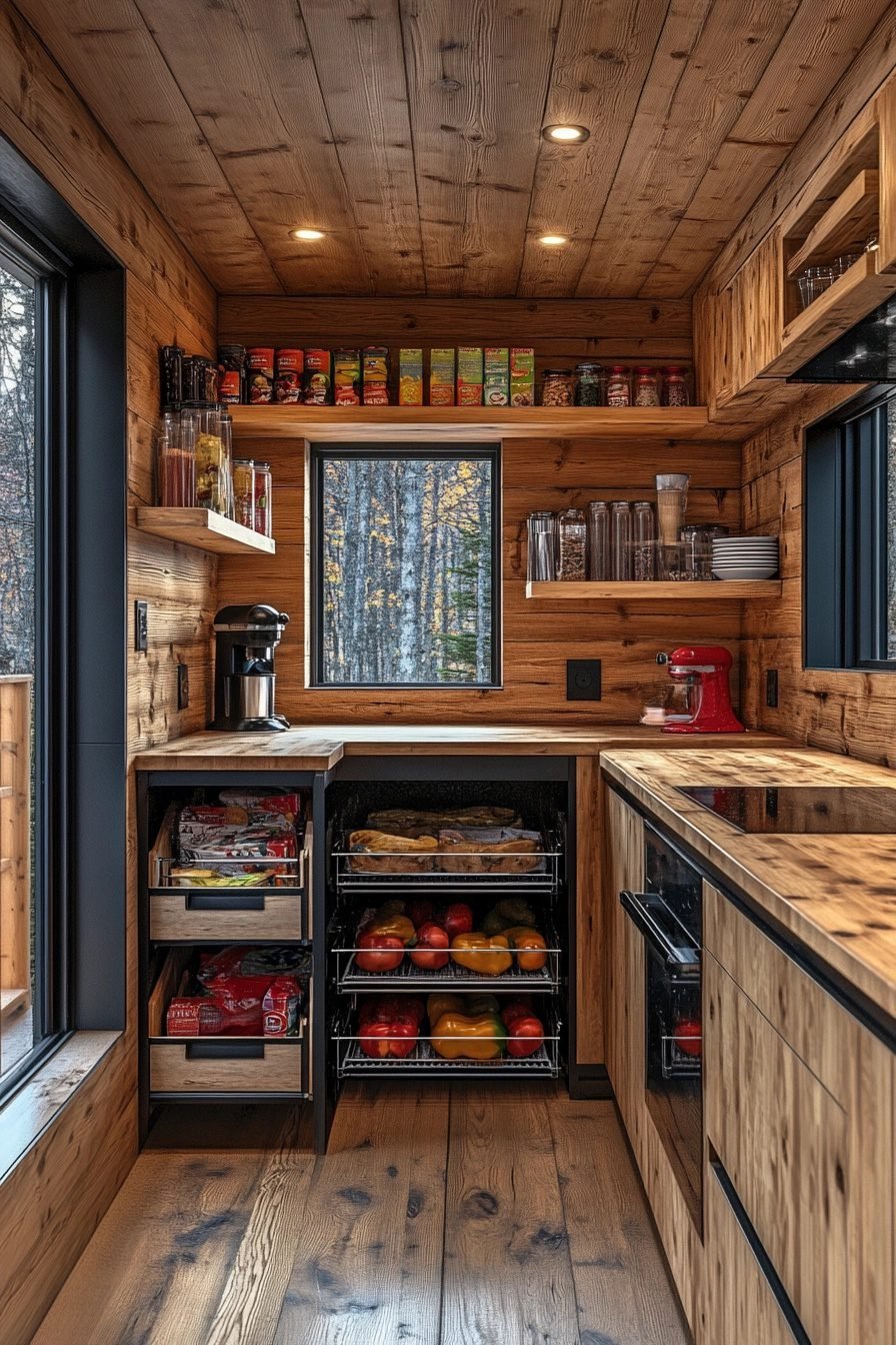 29 Small Cabin Interior Kitchen Ideas To Transform Your Compact Cooking Space - Courtneys World