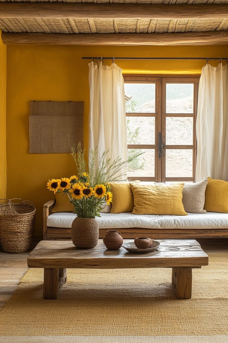 29 Yellow Living Room Ideas To Bring Vibrancy And Charm - Courtneys World