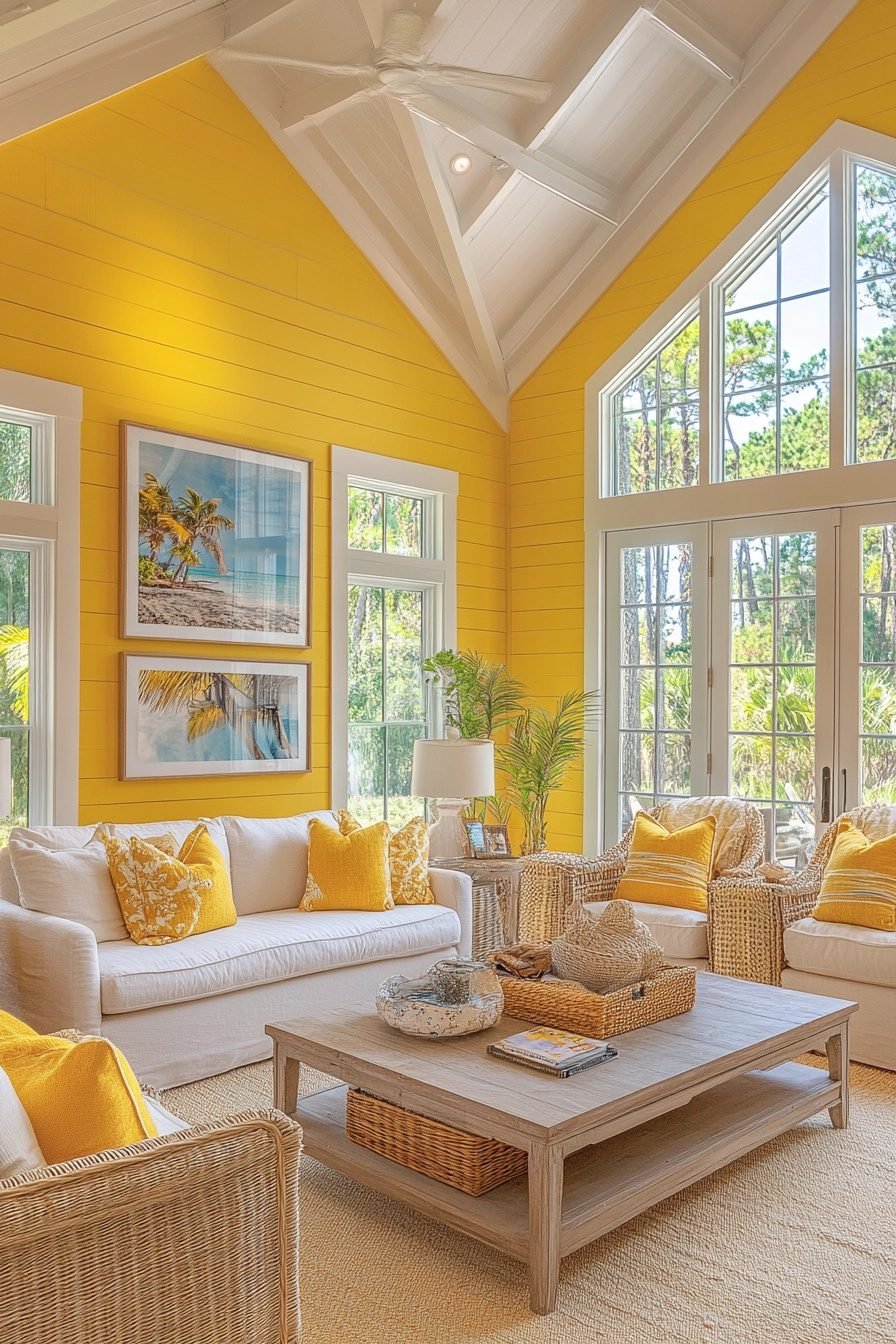 29 Beach Lounge Room Ideas: From Sandy Tones To Ocean Blues - Courtneys ...