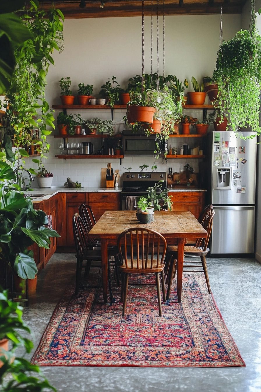 29 Modern Boho Kitchen Ideas To Bring Color And Texture Into Your Space ...