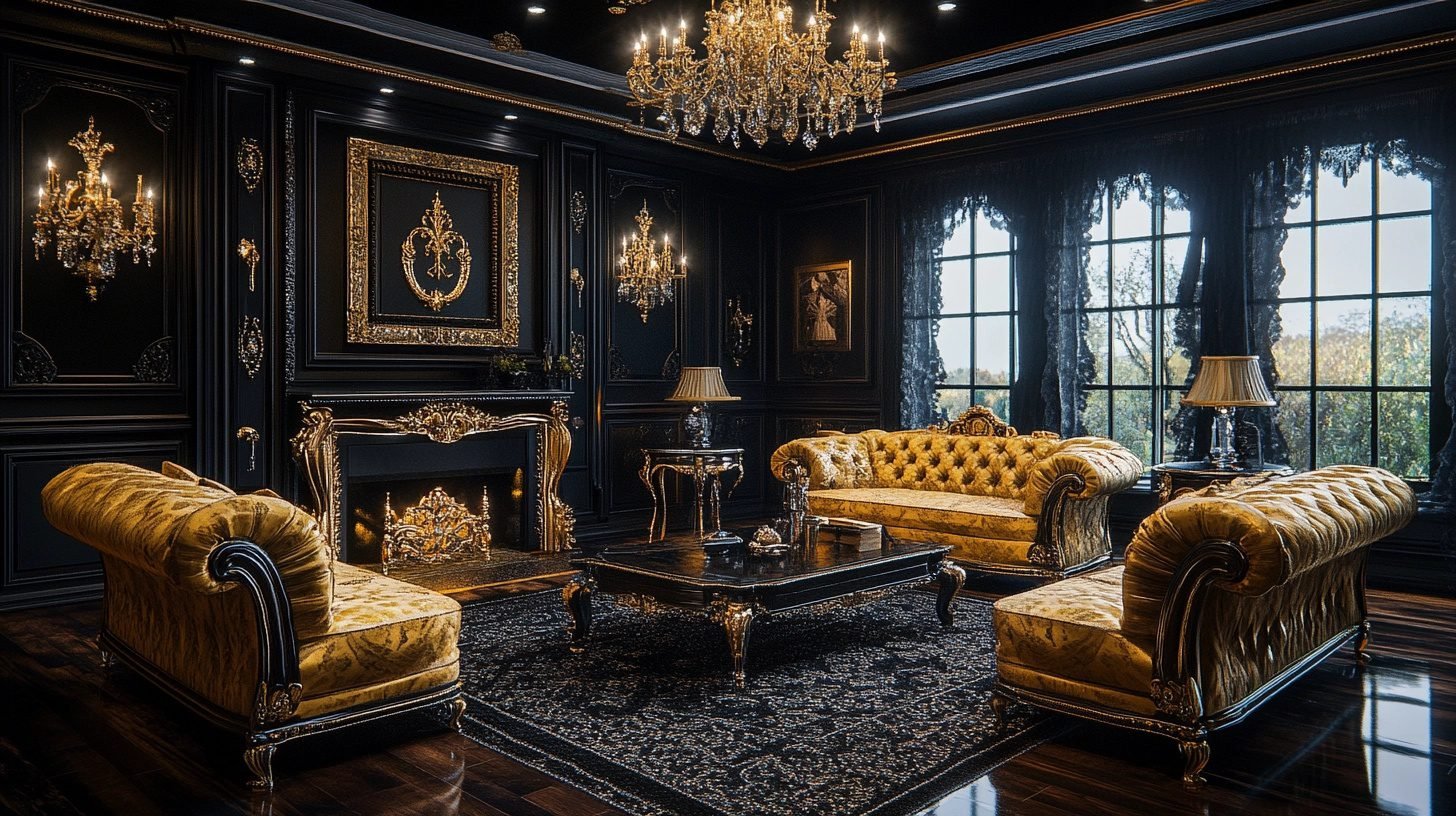 29 Western Gothic Living Room Ideas For A Sophisticated And Edgy Design ...