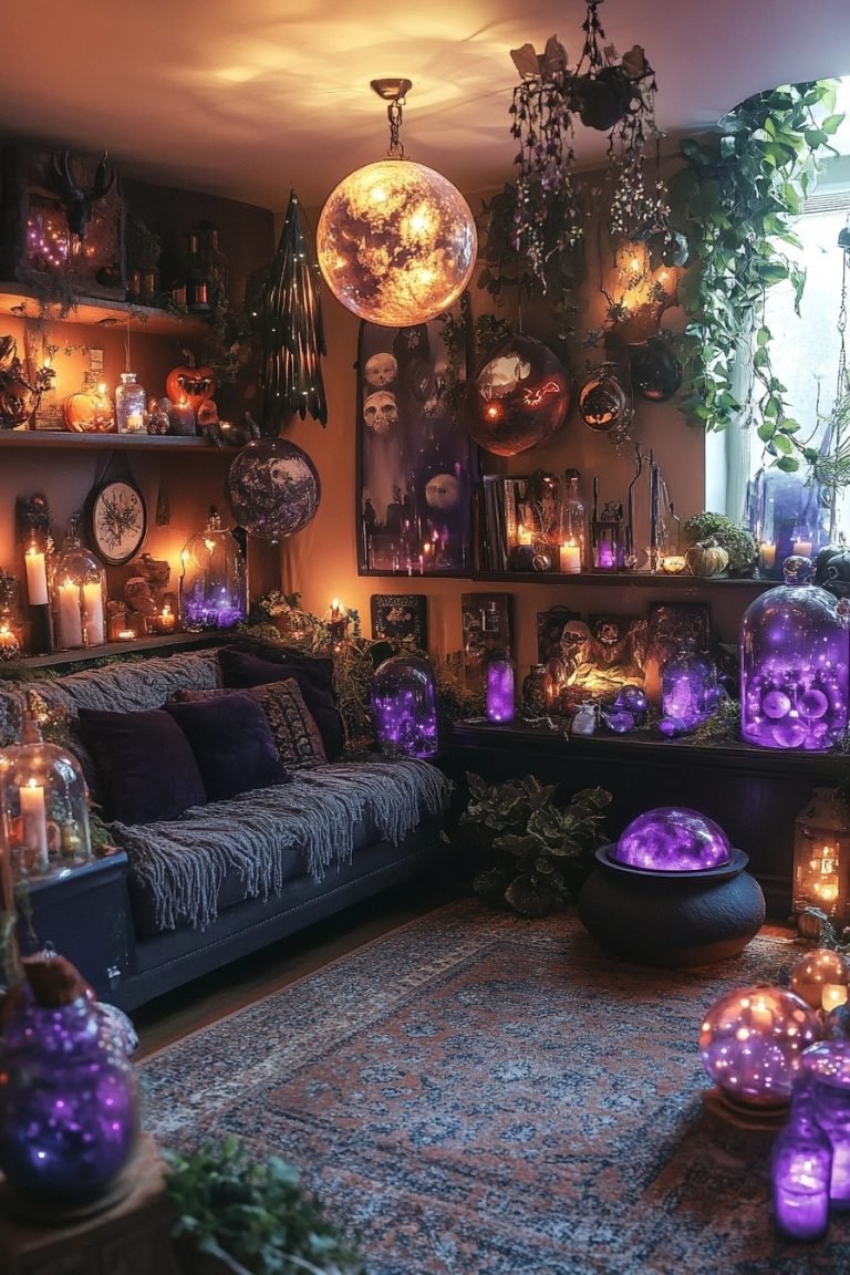 29 Halloween Decor Living Room Ideas For A Stylishly Spooky Makeover ...