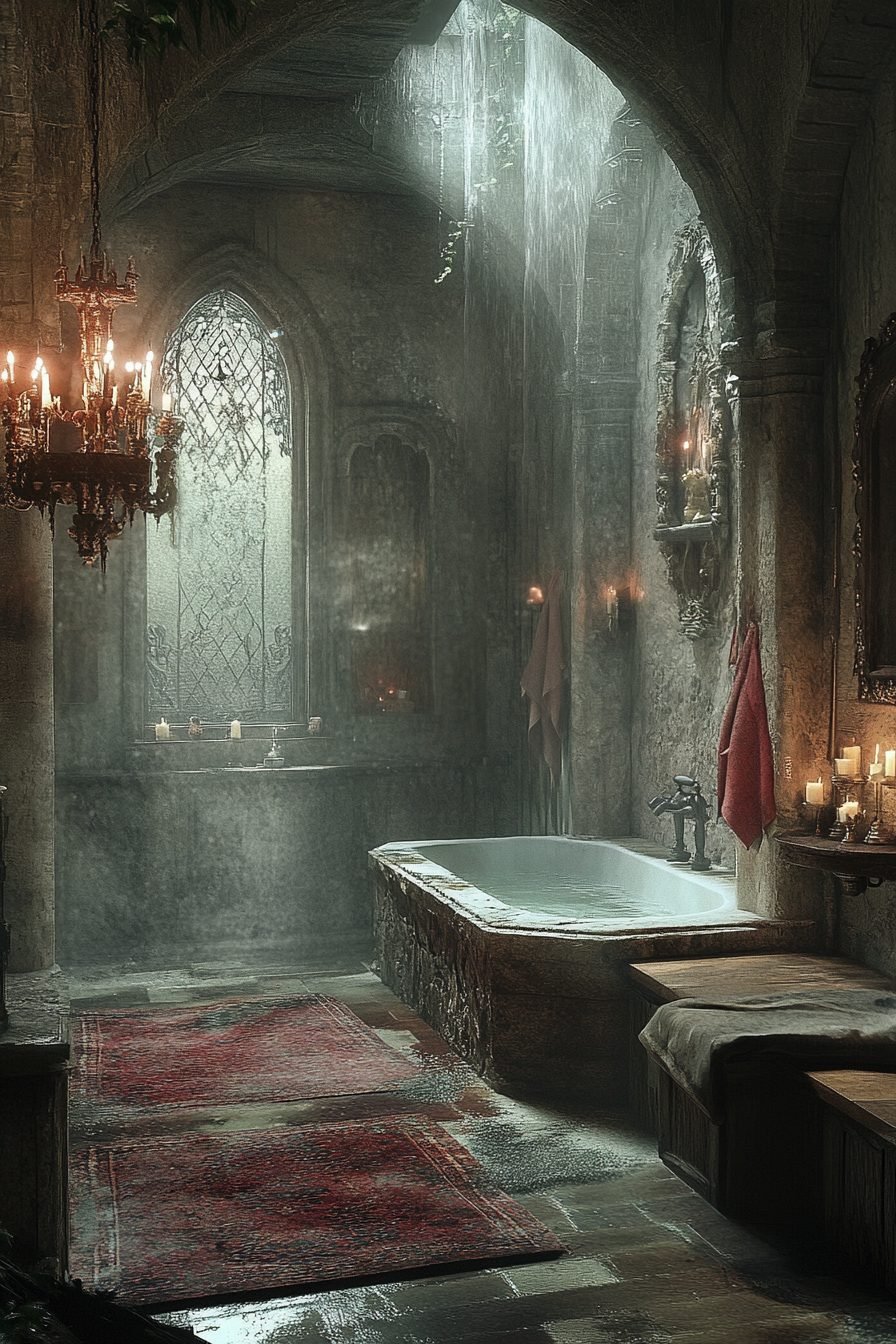 29 Western Gothic Bathroom Ideas To Create A Dark And Mysterious Space ...