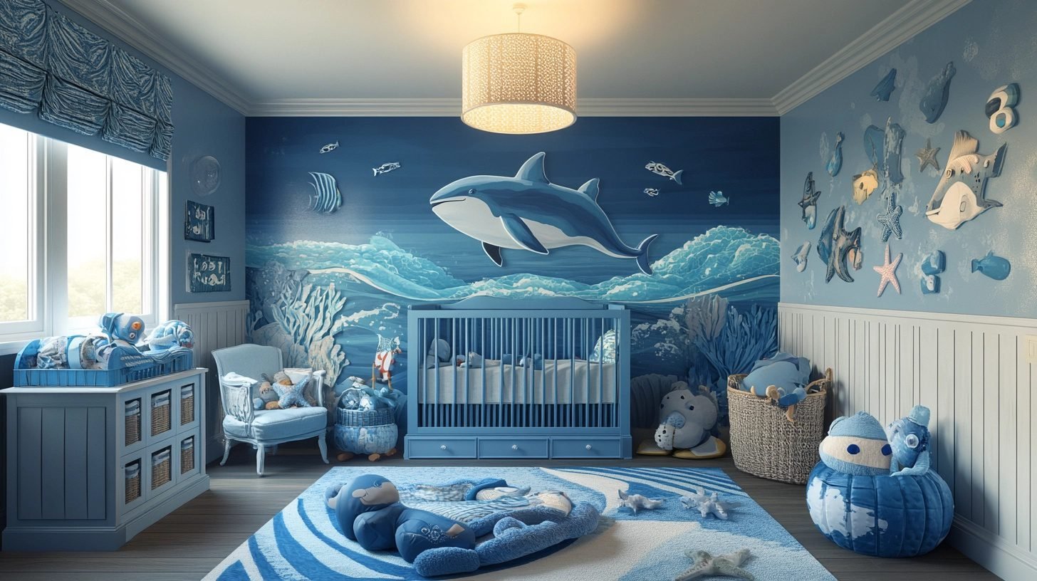 29 Ocean Nursery Ideas To Bring Underwater Magic To Your Baby’s Space ...