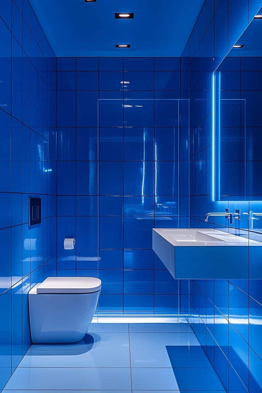 29 Blue Bathroom Decor Ideas For A Fresh And Modern Look - Courtneys World