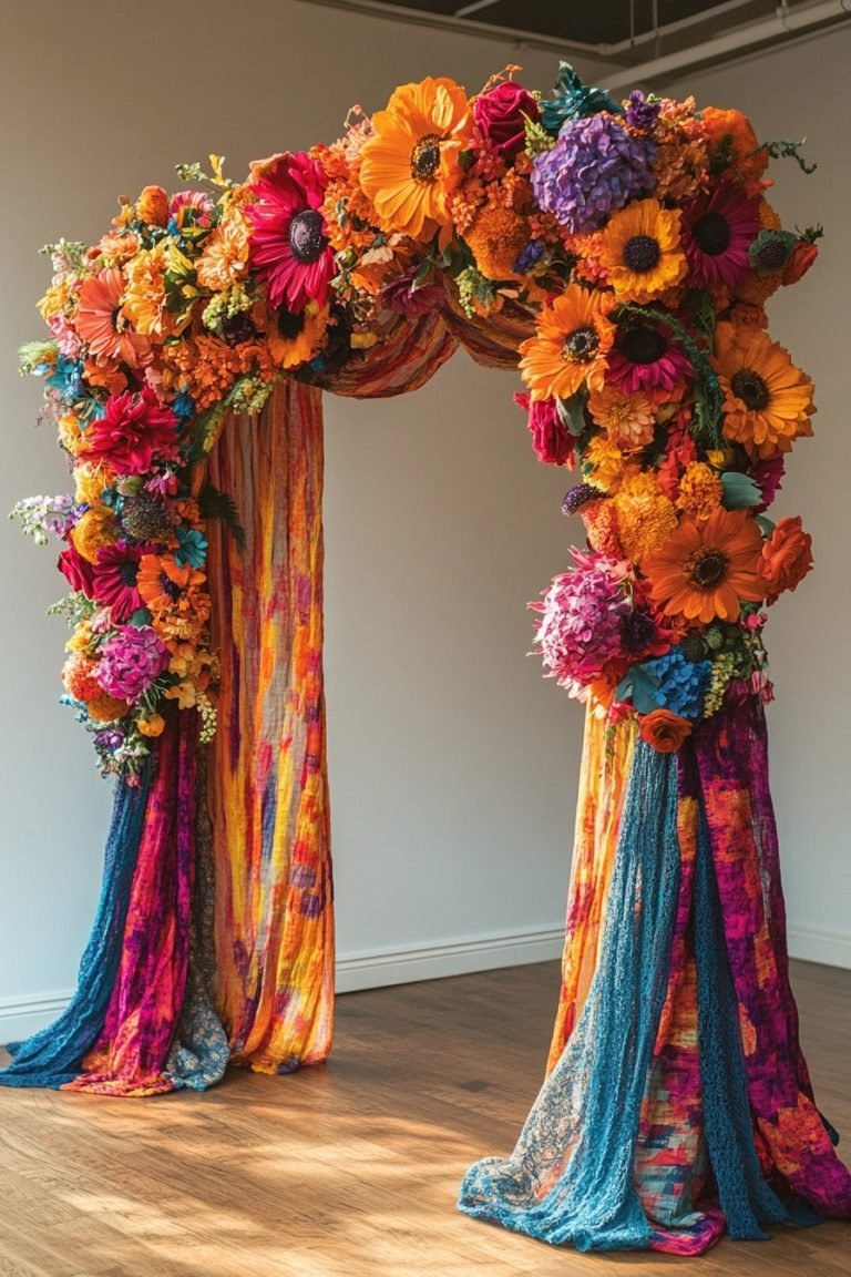 29 Boho Wedding Arch Ideas To Create A Dreamy Backdrop - Courtneys World