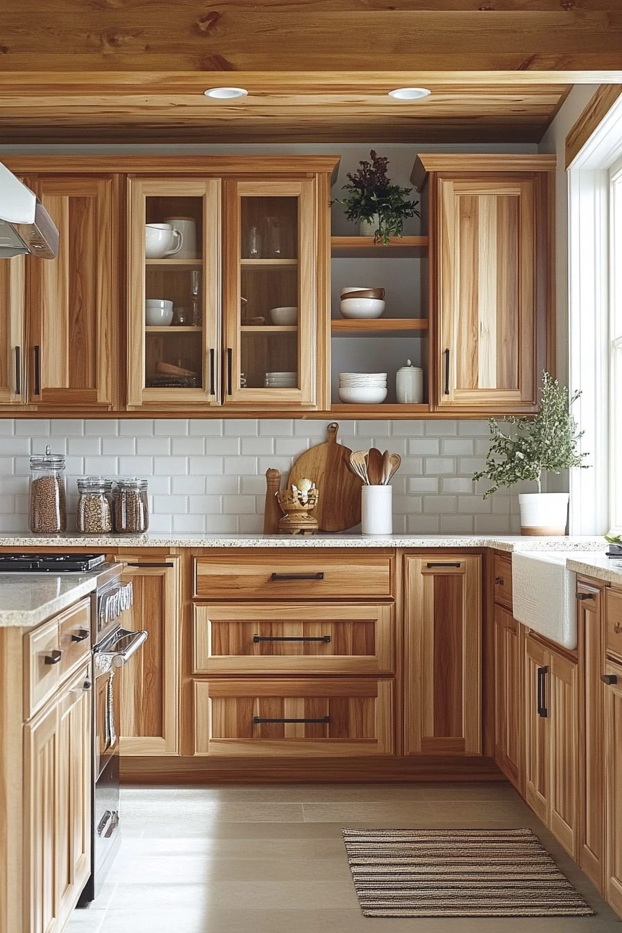 19 Hickory Kitchen Cabinets For A Timeless And Durable Design ...