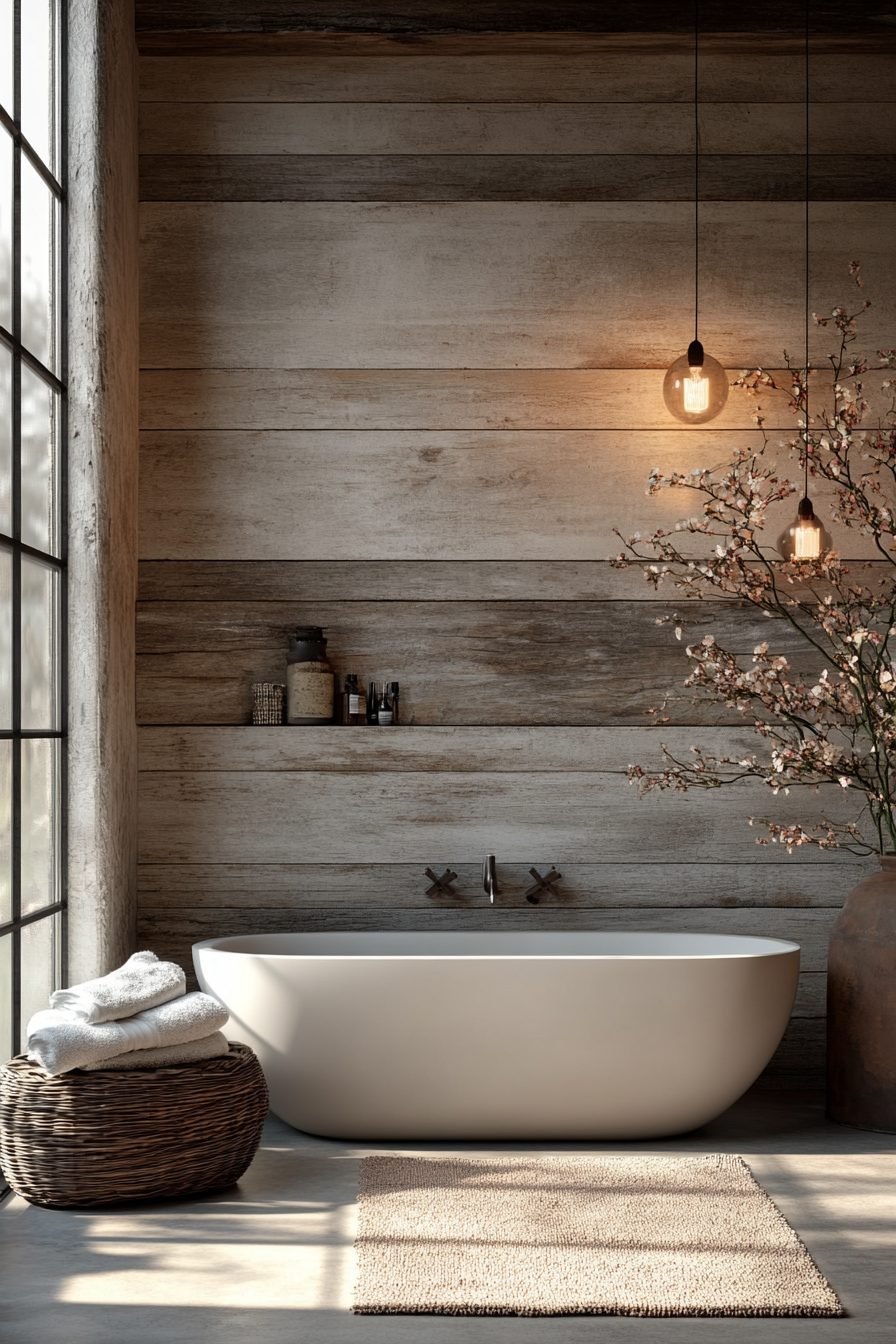 29 Wabi Sabi Bathroom Ideas For A Minimalist And Organic Aesthetic - Courtneys World