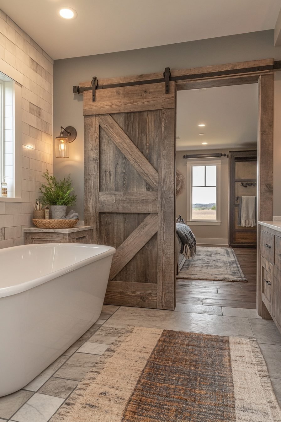29 Farmhouse Style Bathroom Ideas For A Modern Rustic Design ...
