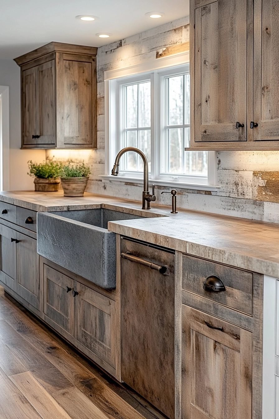 19 Rustic Kitchen Cabinets To Add Natural Beauty To Your Home ...