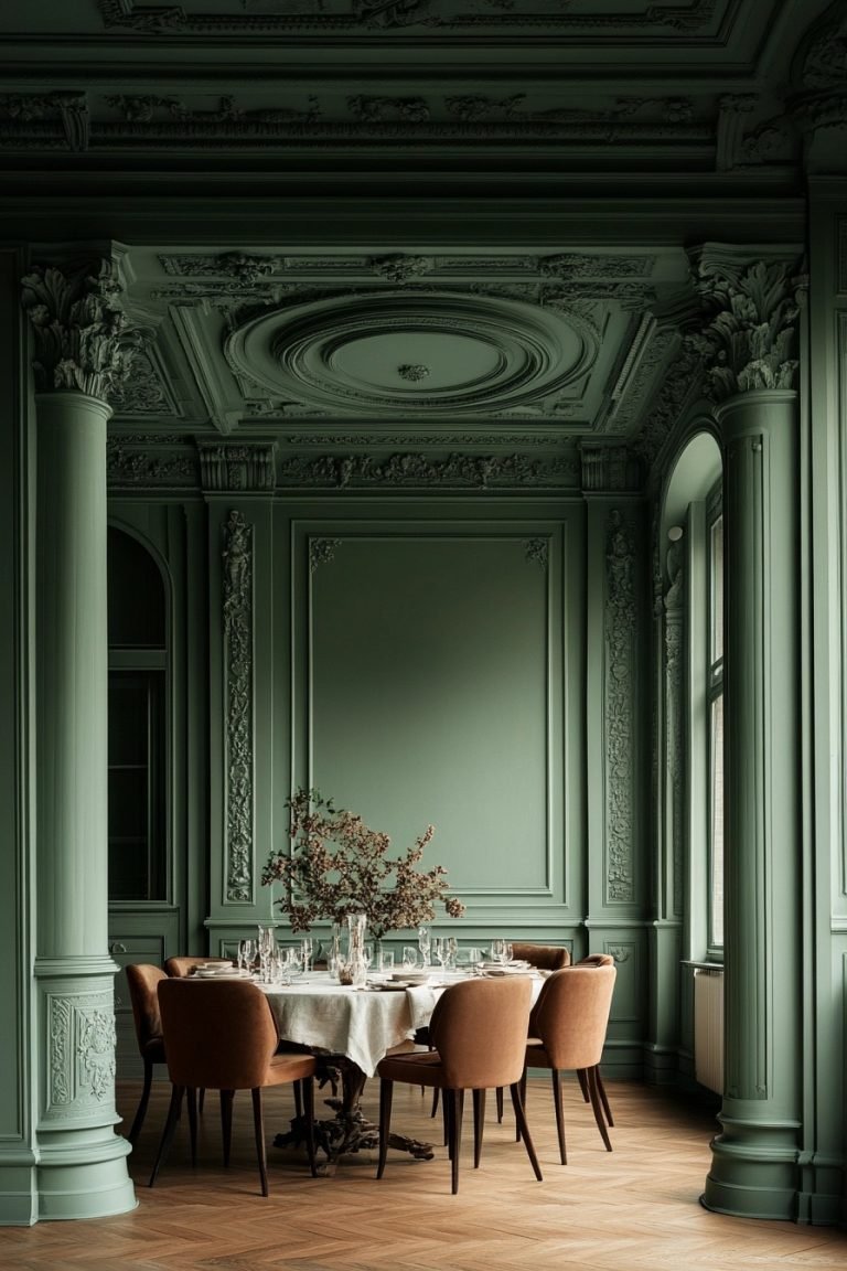 29 Sage Green Dining Room Ideas To Bring A Refreshing Touch To Your ...