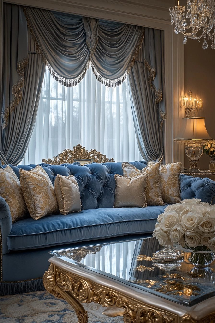 29 Blue Couch Living Room Ideas For A Calm And Sophisticated Vibe ...