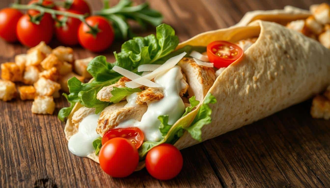 Easy Chicken Caesar Wraps: Quick & Delicious Lunch