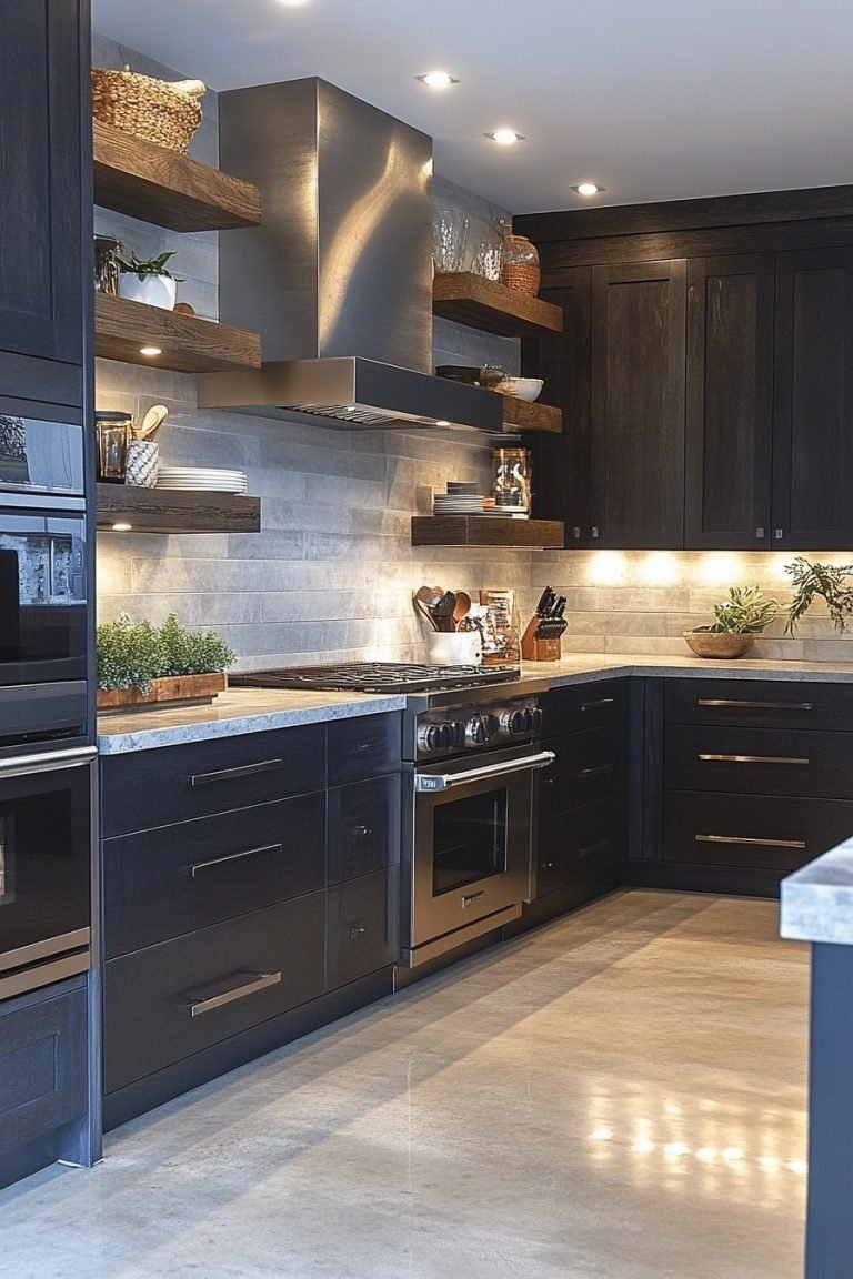 19 Dark Kitchen Cabinets That Add Depth And Elegance To Your Space ...