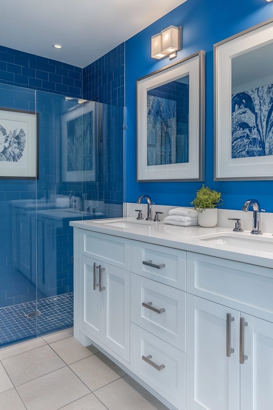 29 Blue Bathroom Decor Ideas For A Fresh And Modern Look - Courtneys World