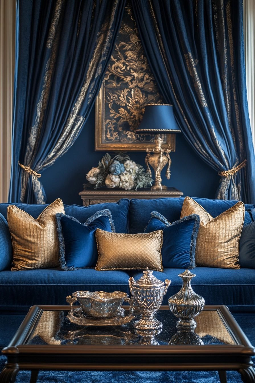 29 Blue Couch Living Room Ideas For A Calm And Sophisticated Vibe ...