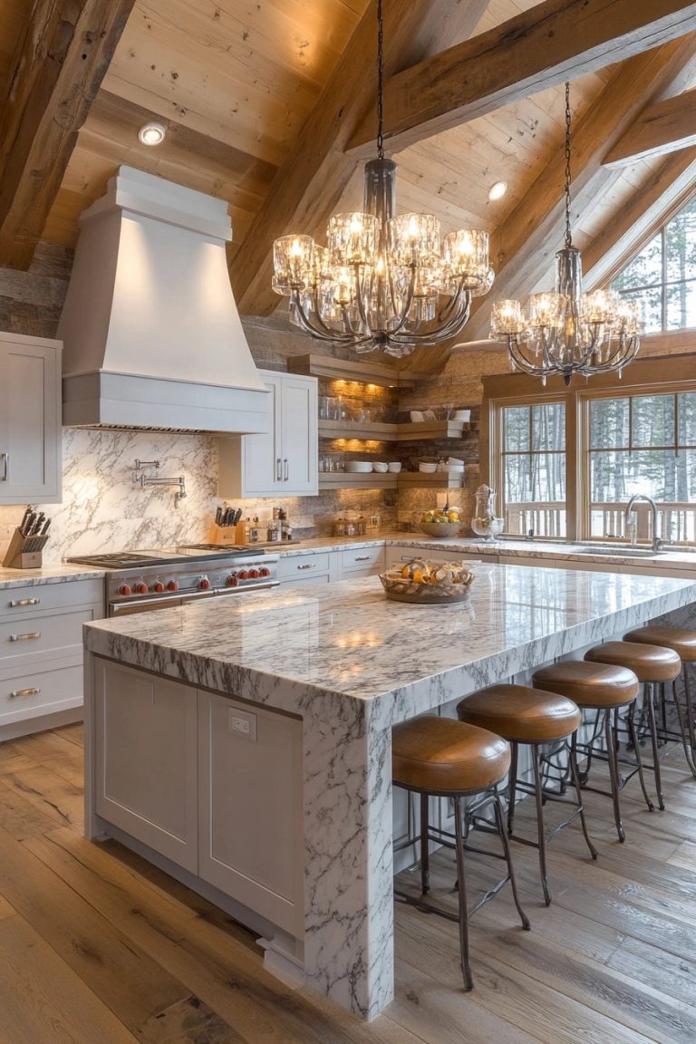 29 Little Cabin Kitchen Ideas For A Warm And Inviting Cooking Area ...